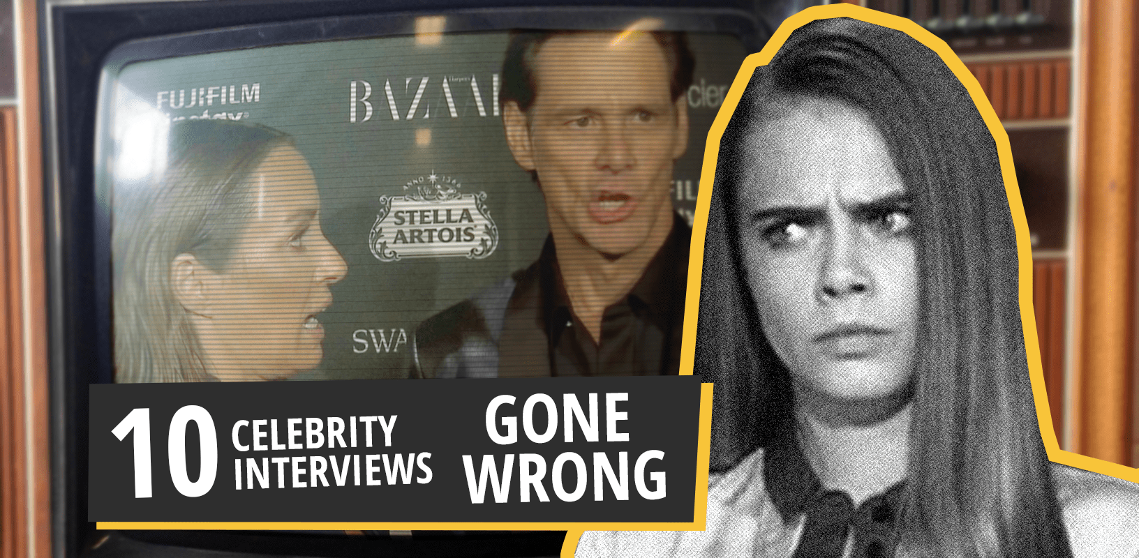 10 Celebrity Interviews Gone Wrong | Actors Are Idiots